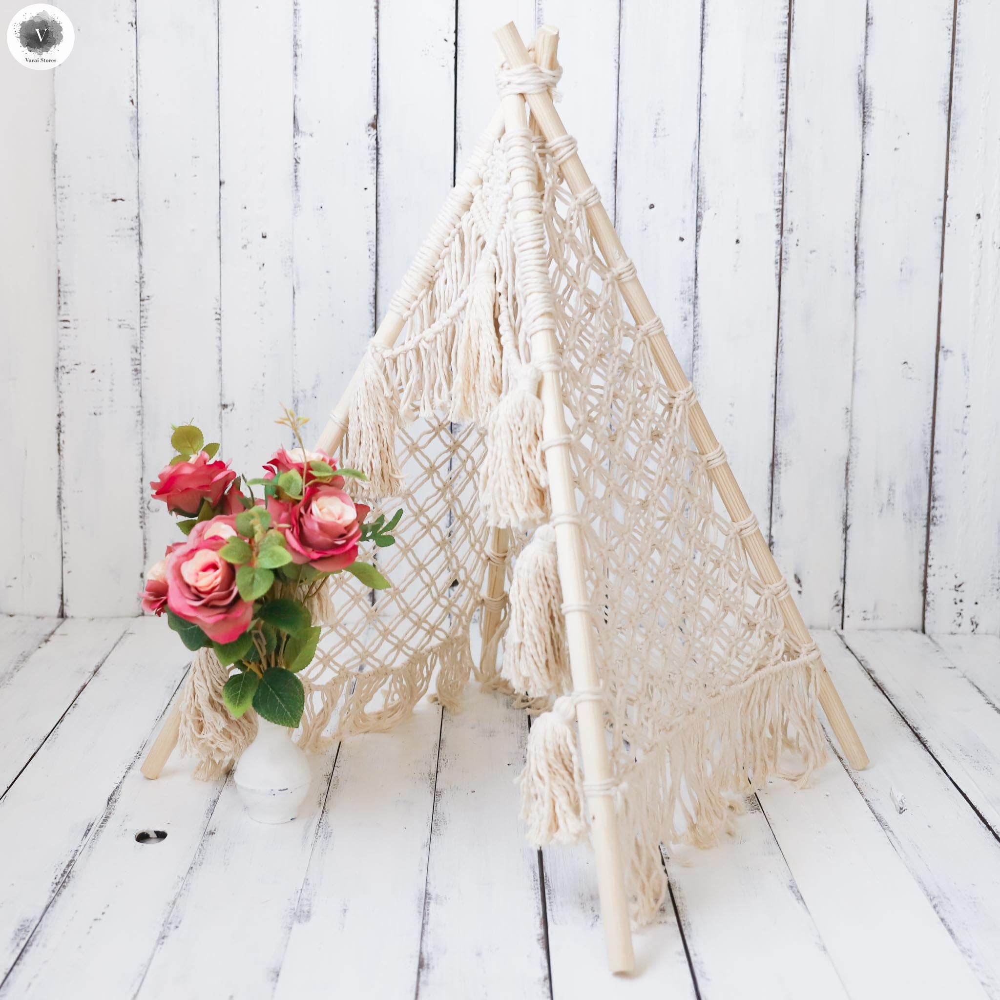 Macrame Teepee - 3 feet – Varai Stores Bangalore Rental
